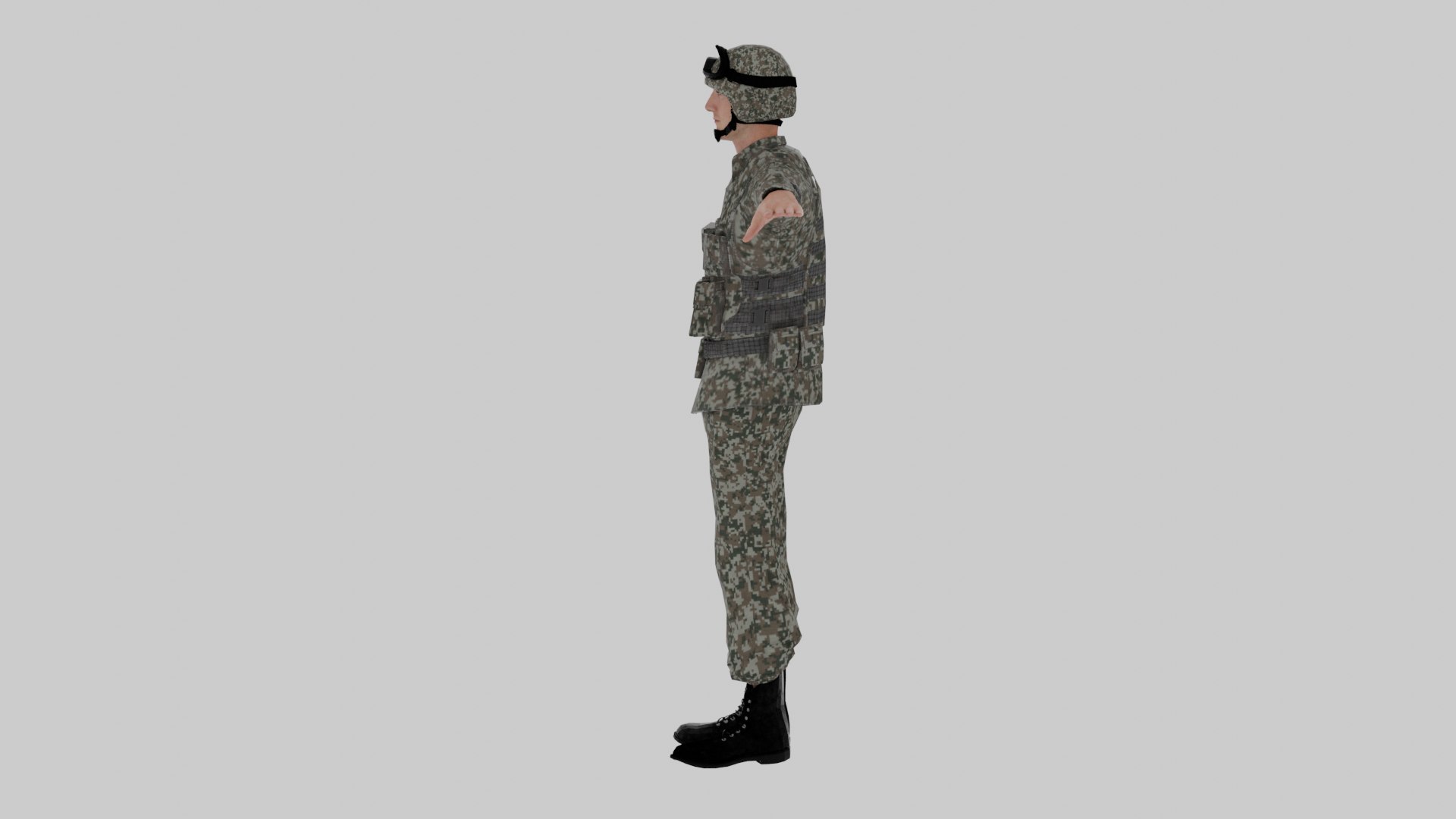 Generic Soldier From The Modern Era 3D Model - TurboSquid 1811929