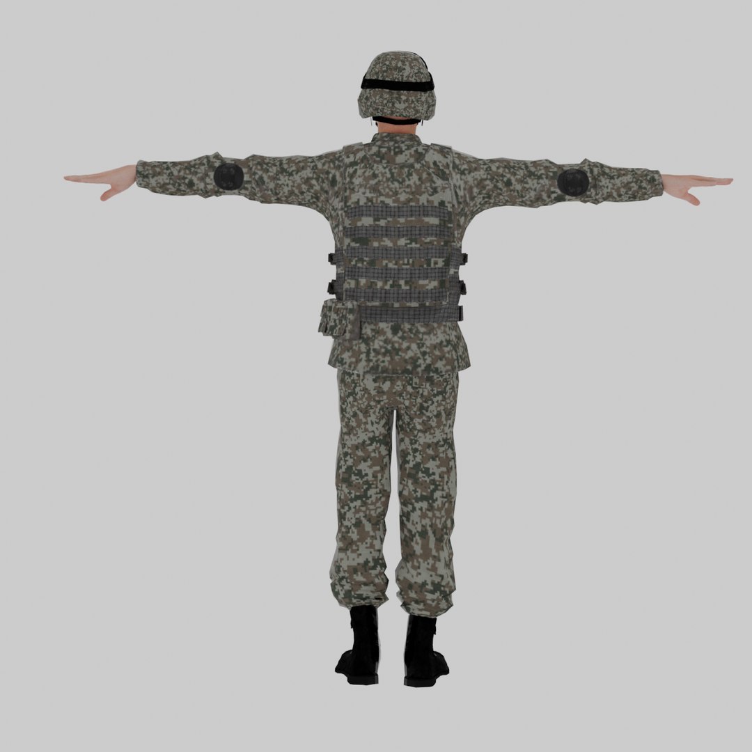 Generic Soldier From The Modern Era 3D Model - TurboSquid 1811929