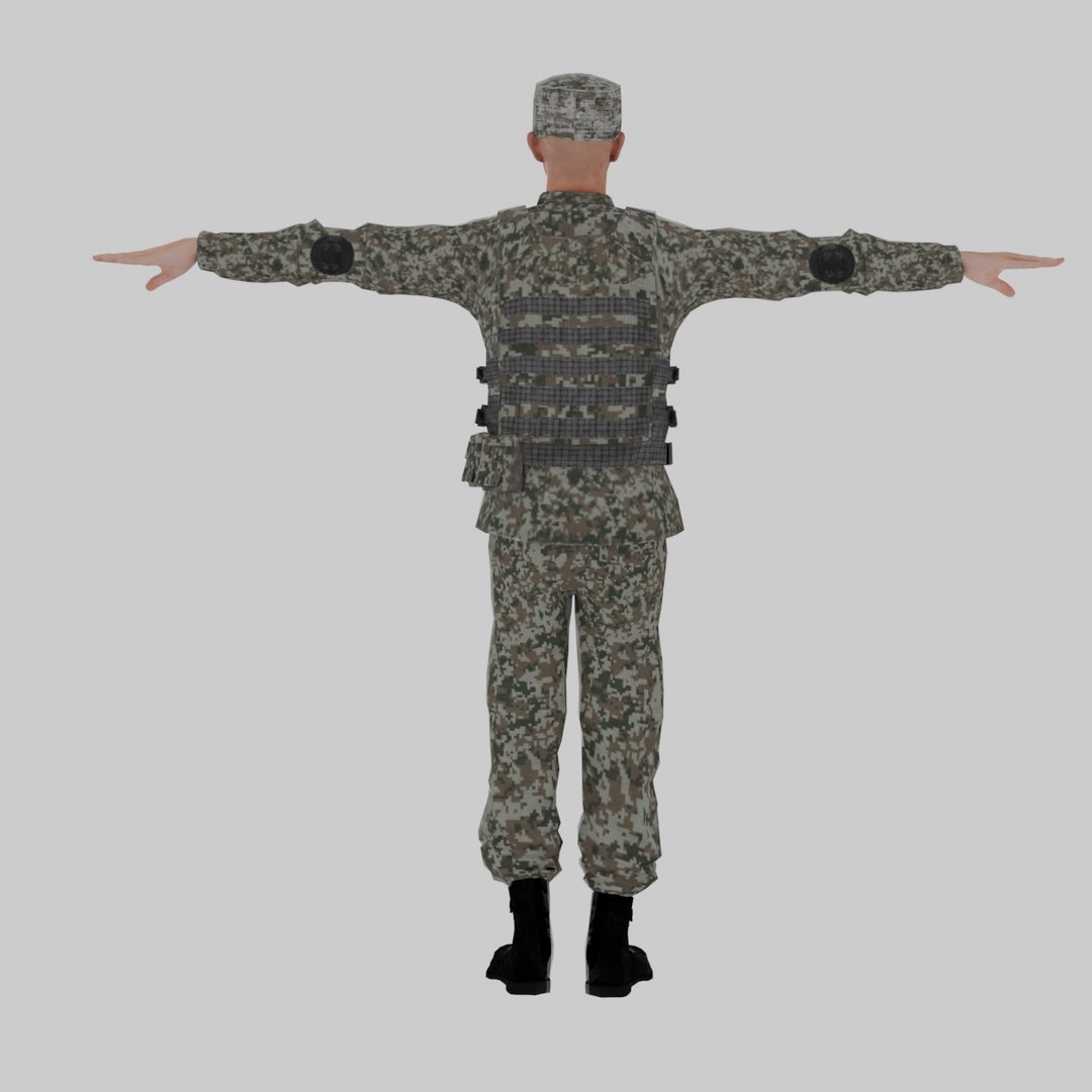 Generic Soldier From The Modern Era 3D Model - TurboSquid 1811929