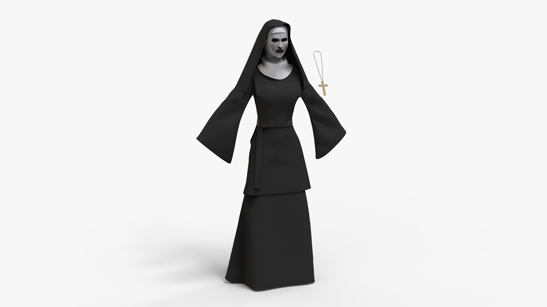 Nun Dress 3D - TurboSquid 2129680