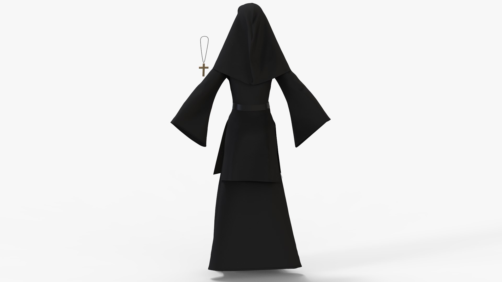 Nun Dress 3D - TurboSquid 2129680