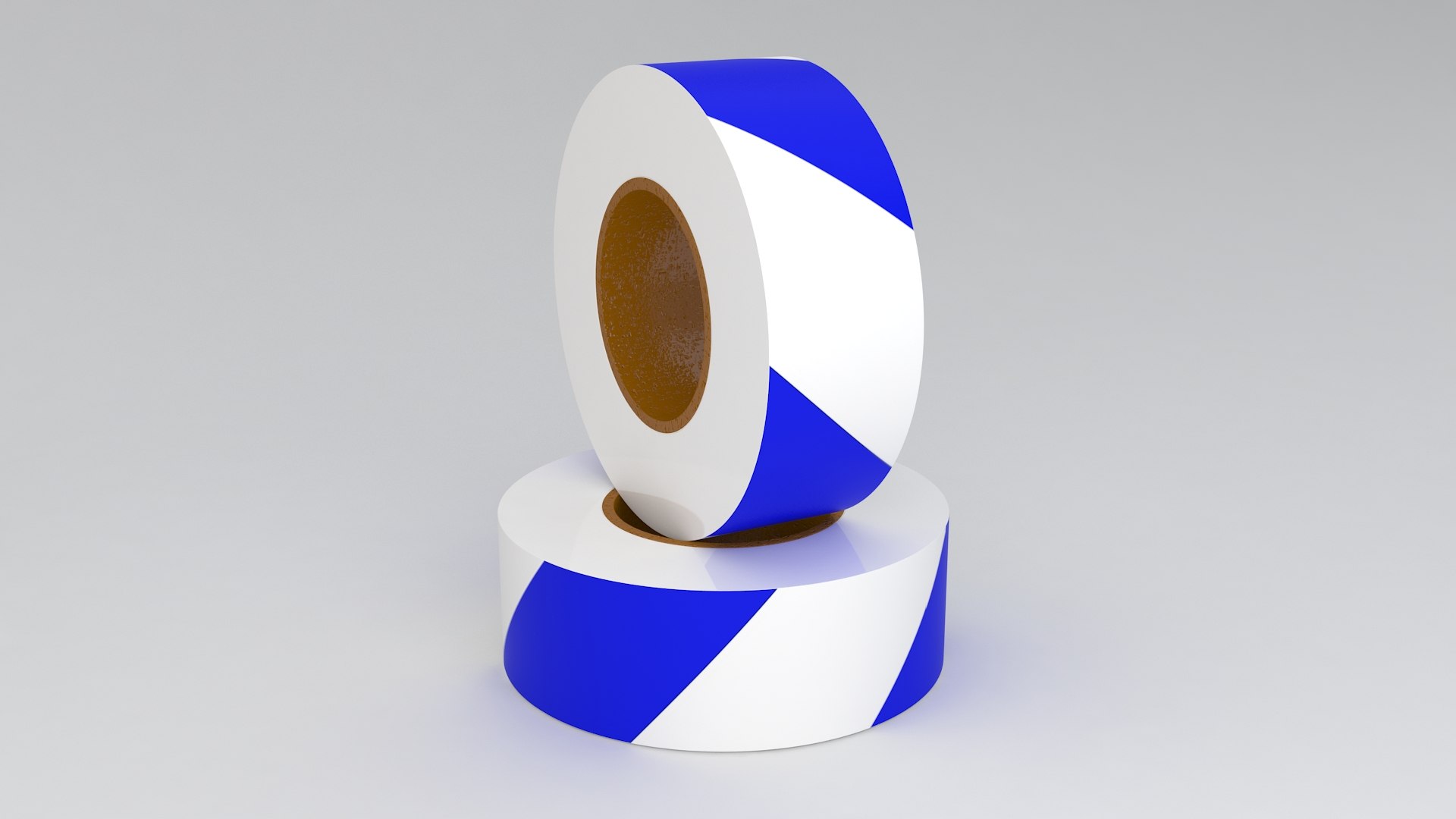 3D Model Blue Barricade Tape - TurboSquid 2344931