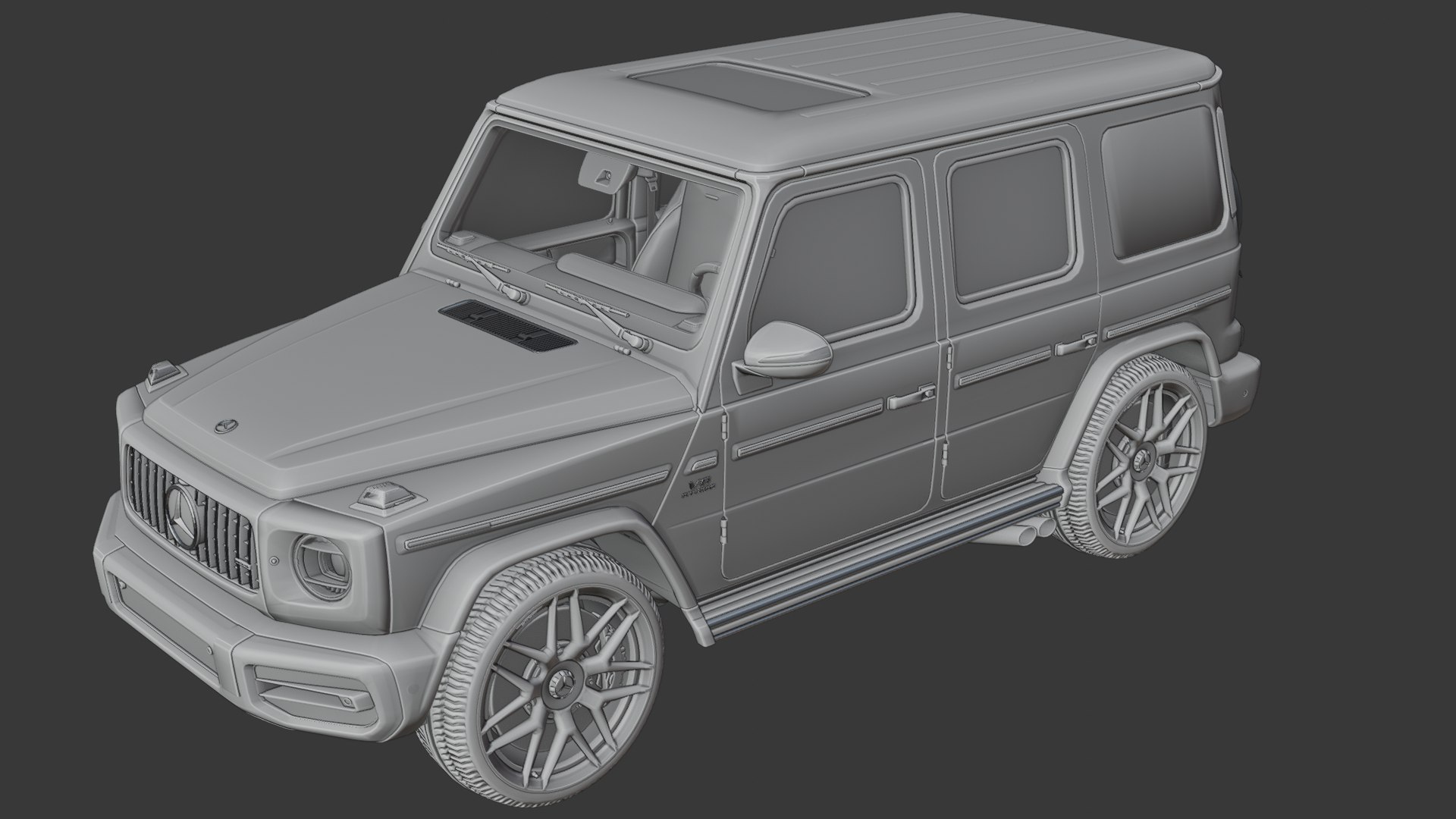 Mersedes-Benz G63 AMG 3D Model - TurboSquid 2244475