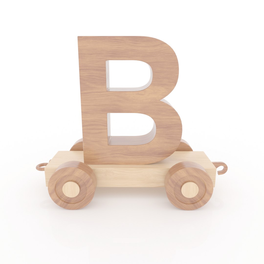 Letter B Car 3D Model - TurboSquid 1559112
