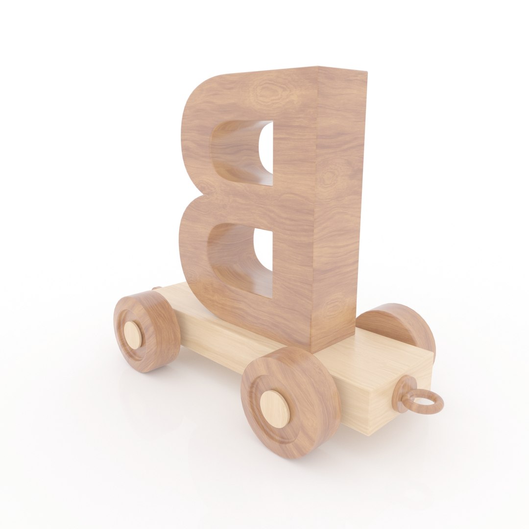 Letter B Car 3D Model - TurboSquid 1559112