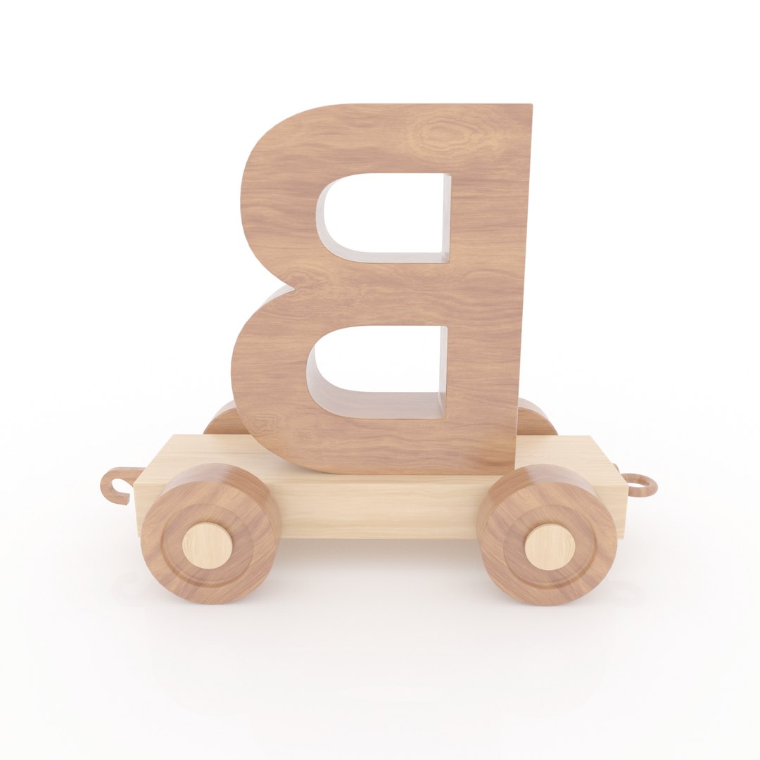 Letter B Car 3D Model - TurboSquid 1559112