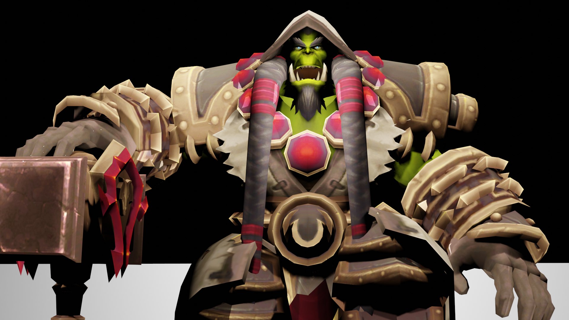 3D Model Thrall Fully Textured Rigged And Printable 3D Model ...