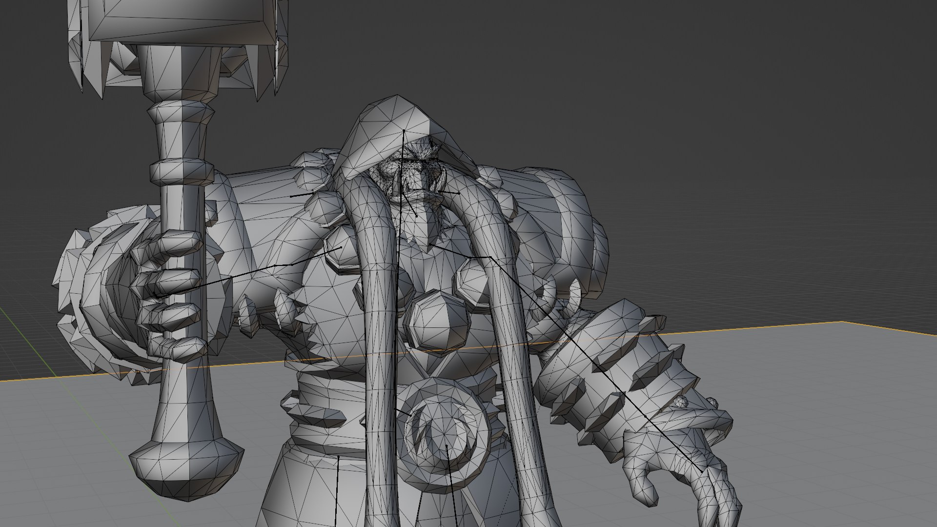 3D Model Thrall Fully Textured Rigged And Printable 3D Model ...