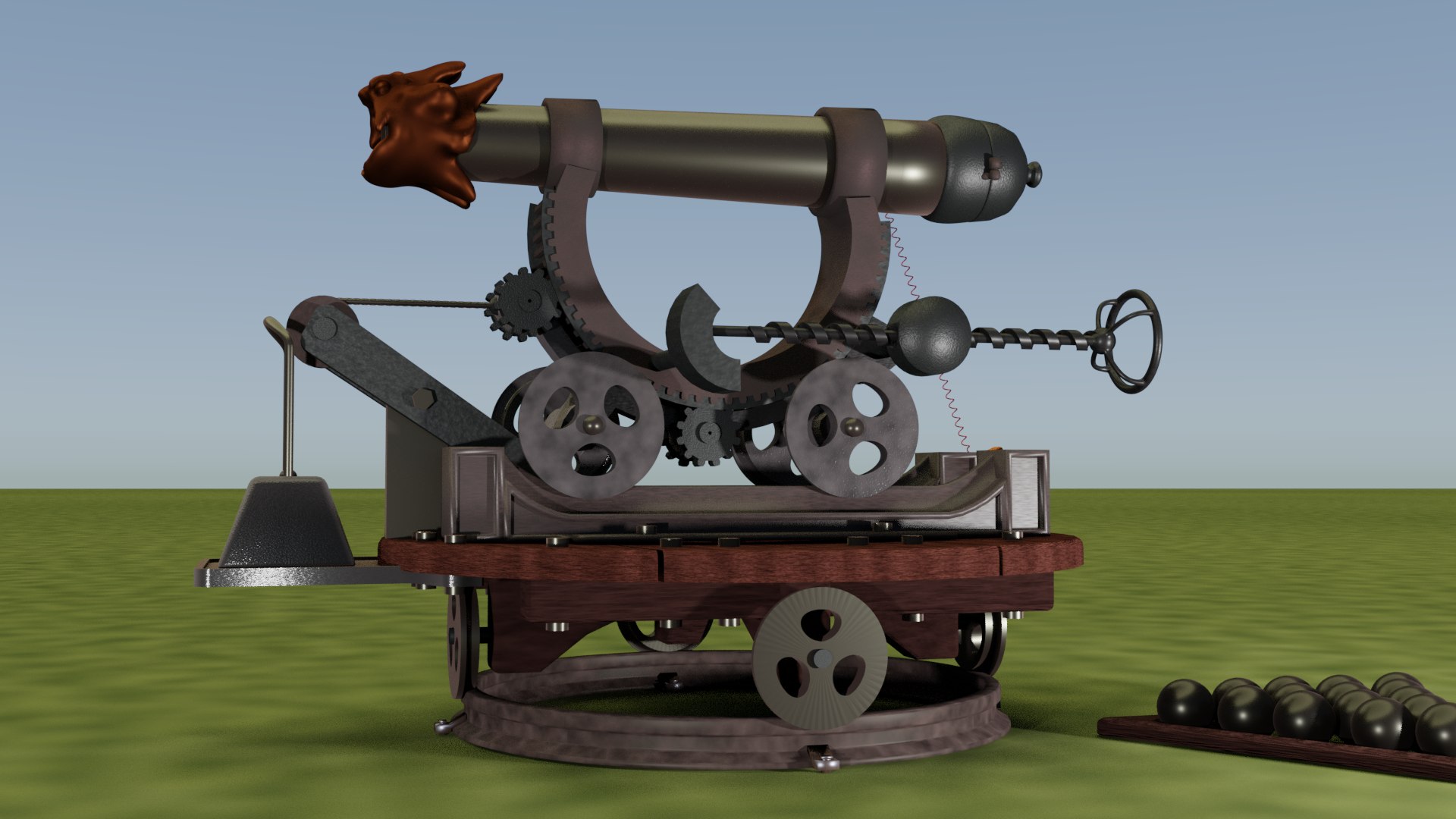 3D Cannon Exotic Model - TurboSquid 1155748