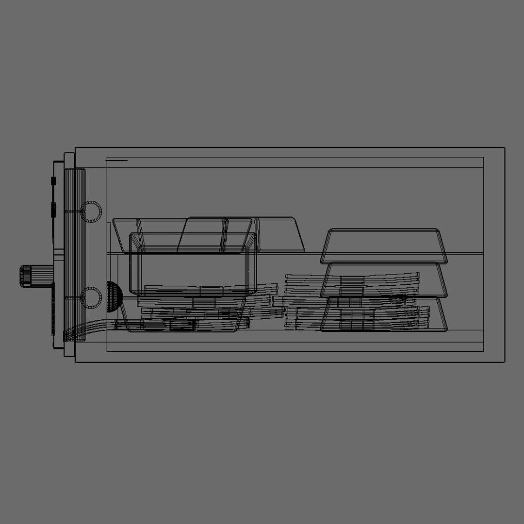 3d Stash Futuristic Safe Model