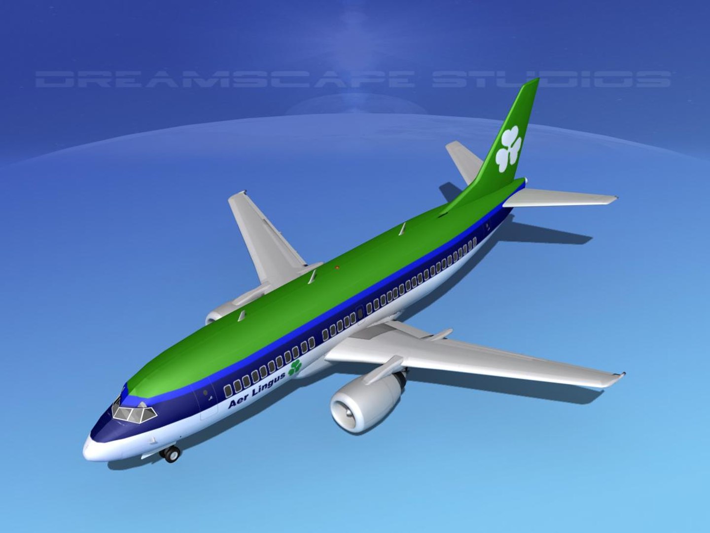 Boeing 737 737-300 3d Model