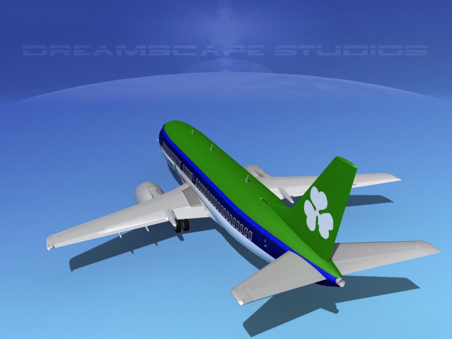 Boeing 737 737-300 3d Model