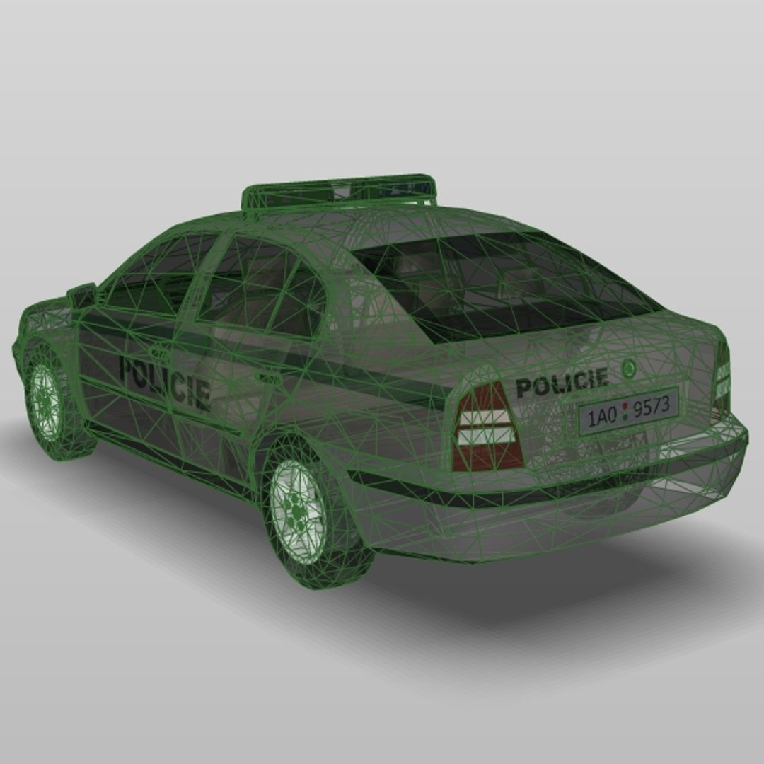 3d Model Police Car