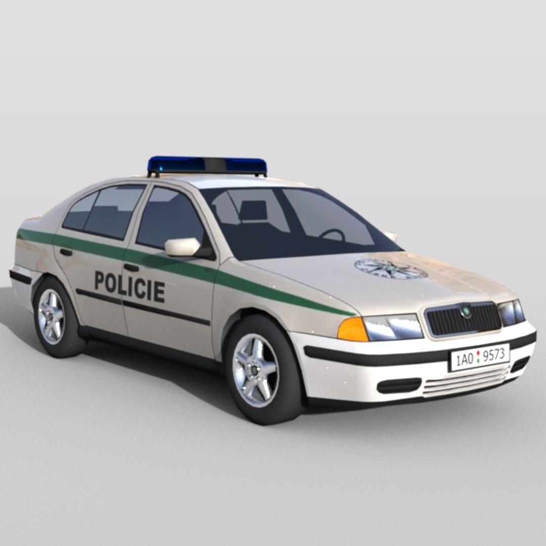 3d Model Police Car