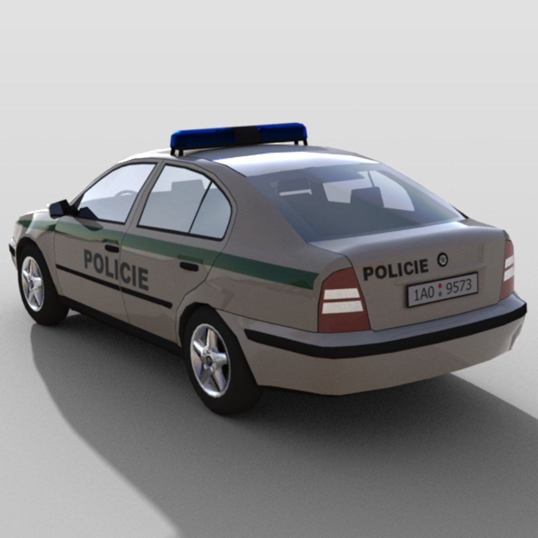3d Model Police Car