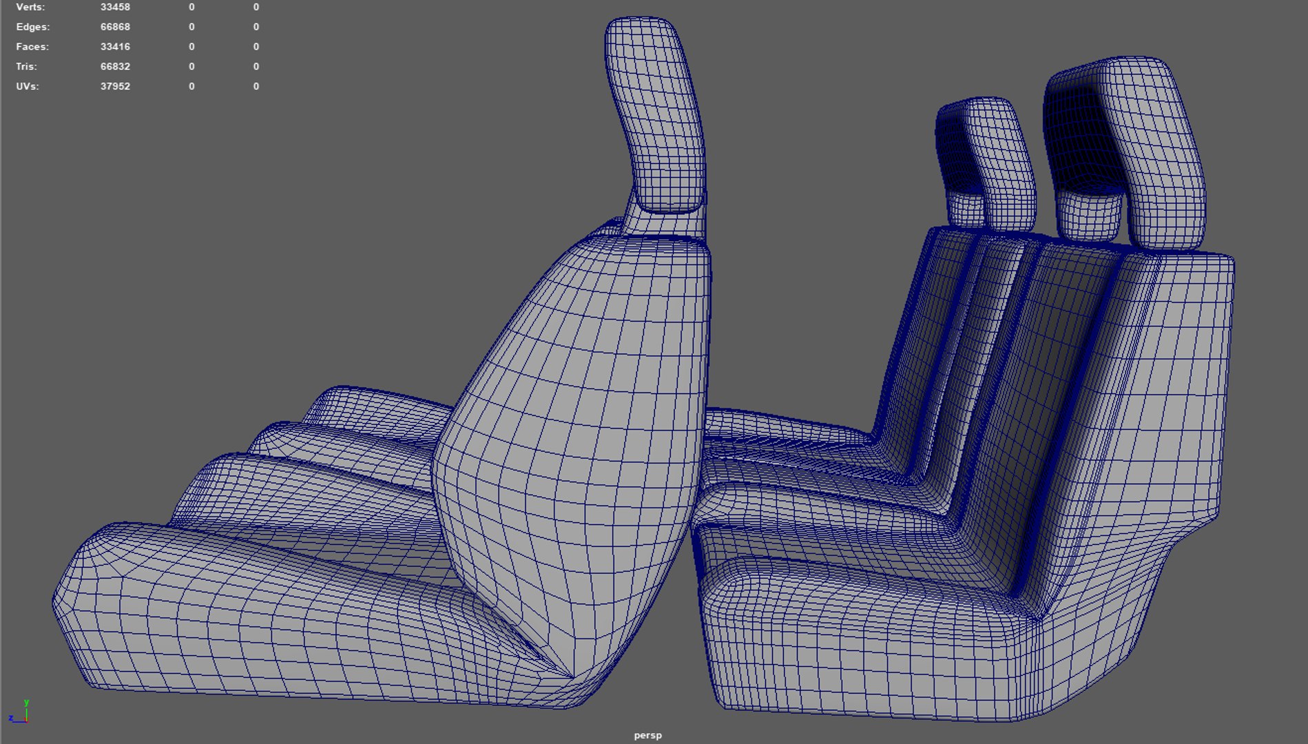 Car Seat 016 3D Model - TurboSquid 1980373