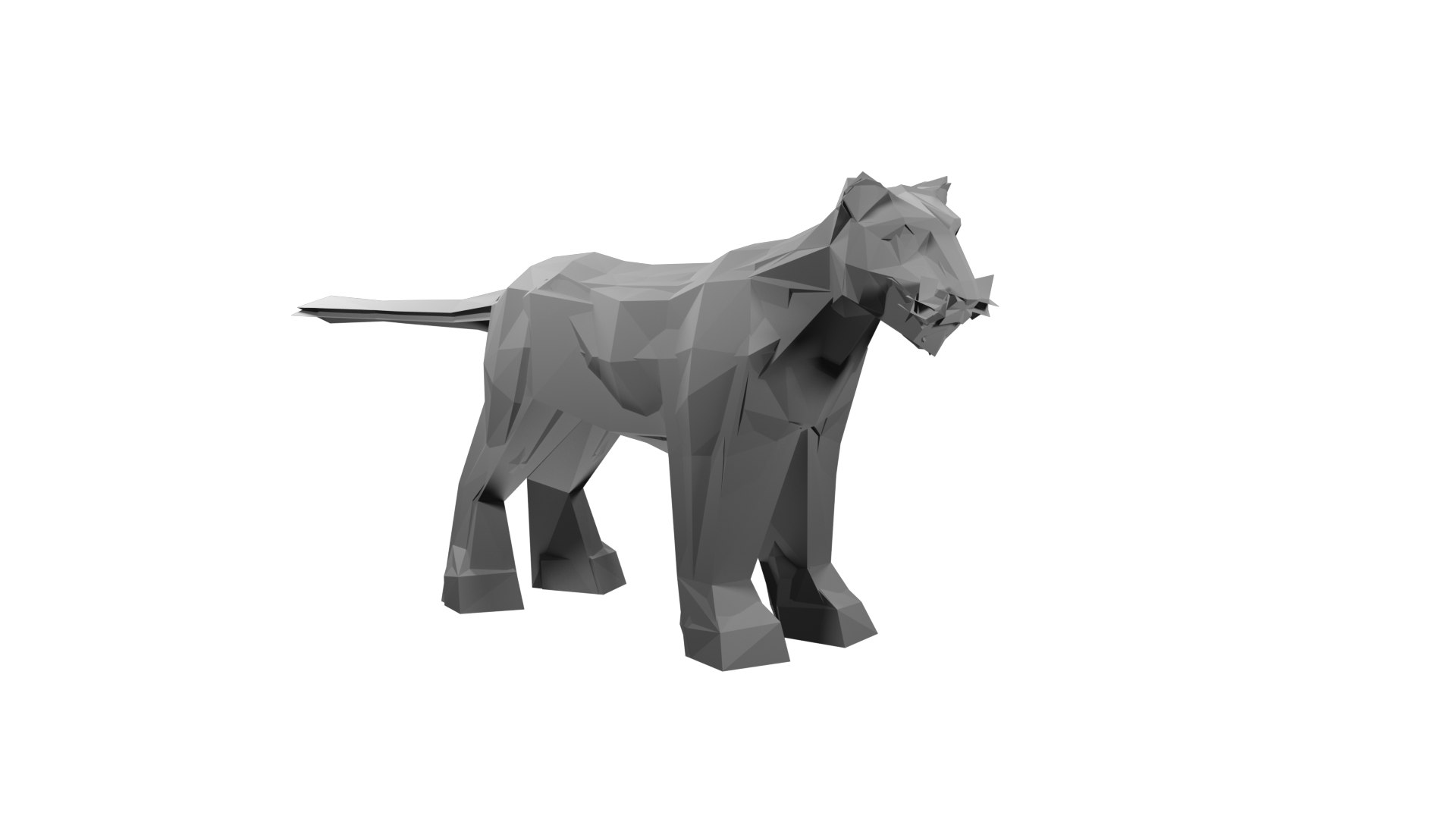 Animals Base Meshes Low-poly Model - TurboSquid 2165278