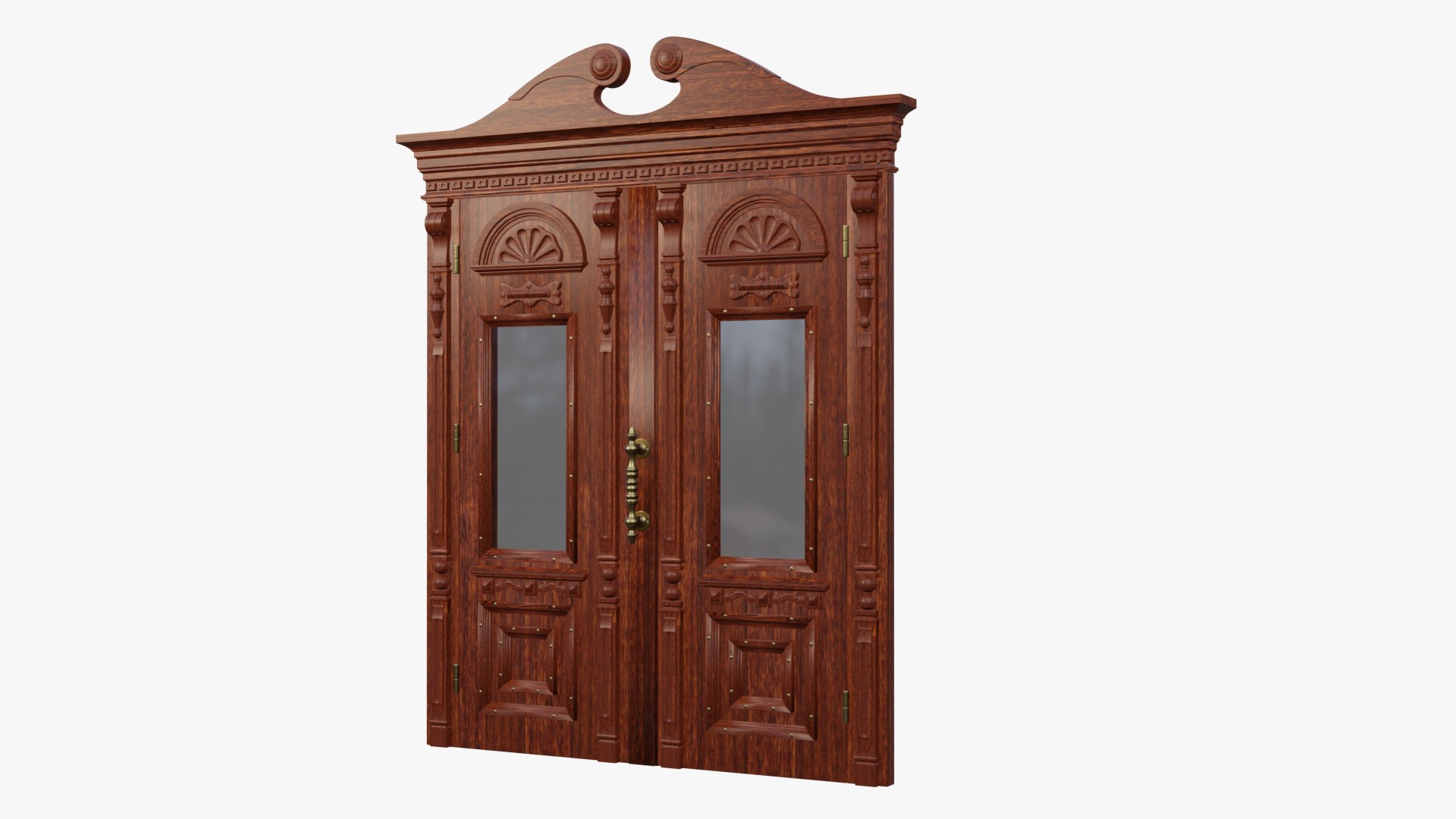 3D Front Door Model Model - TurboSquid 2245386