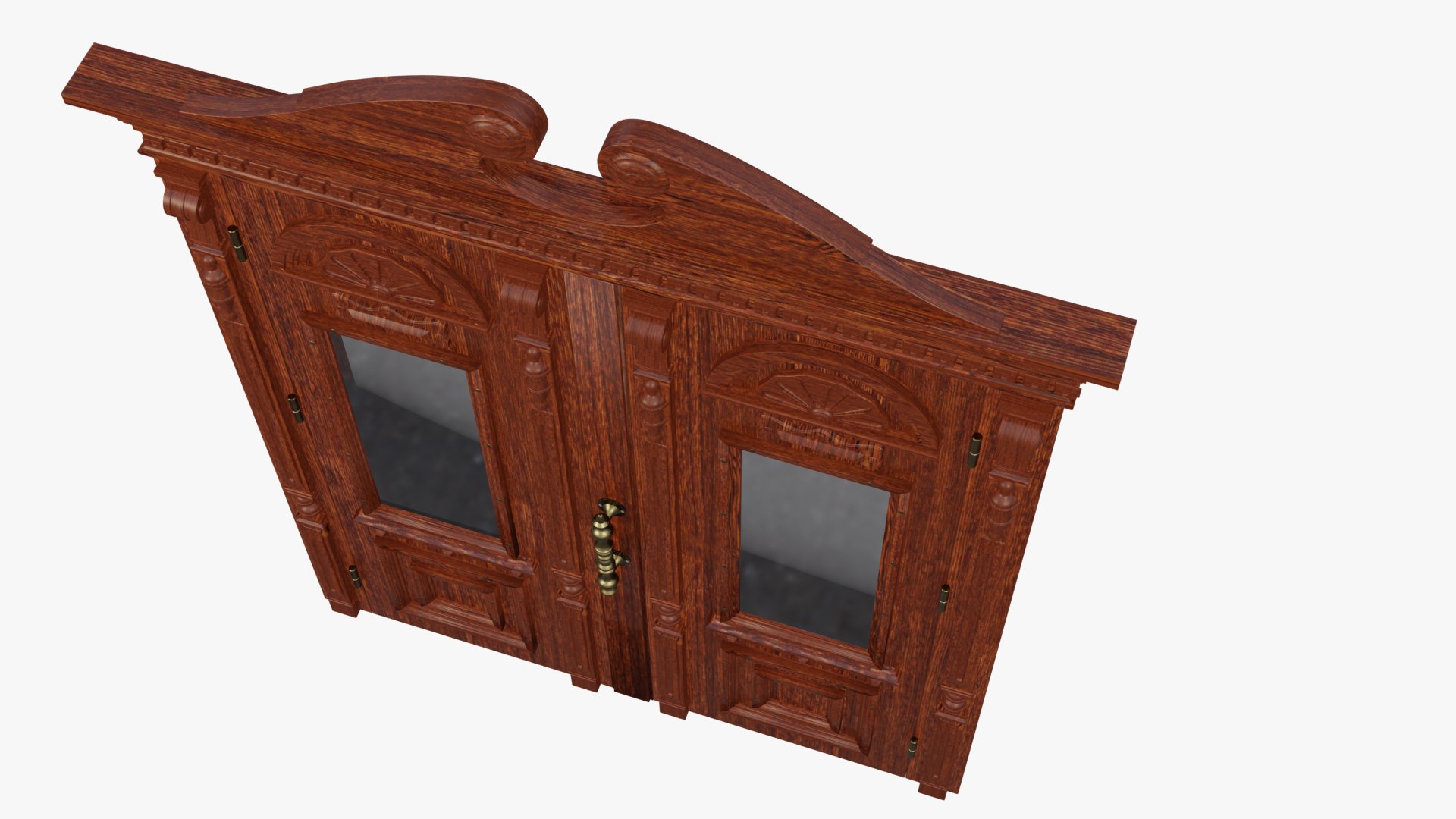 3D Front Door Model Model - TurboSquid 2245386