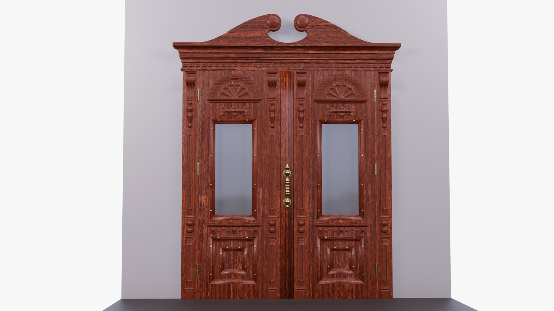 3D Front Door Model Model - TurboSquid 2245386