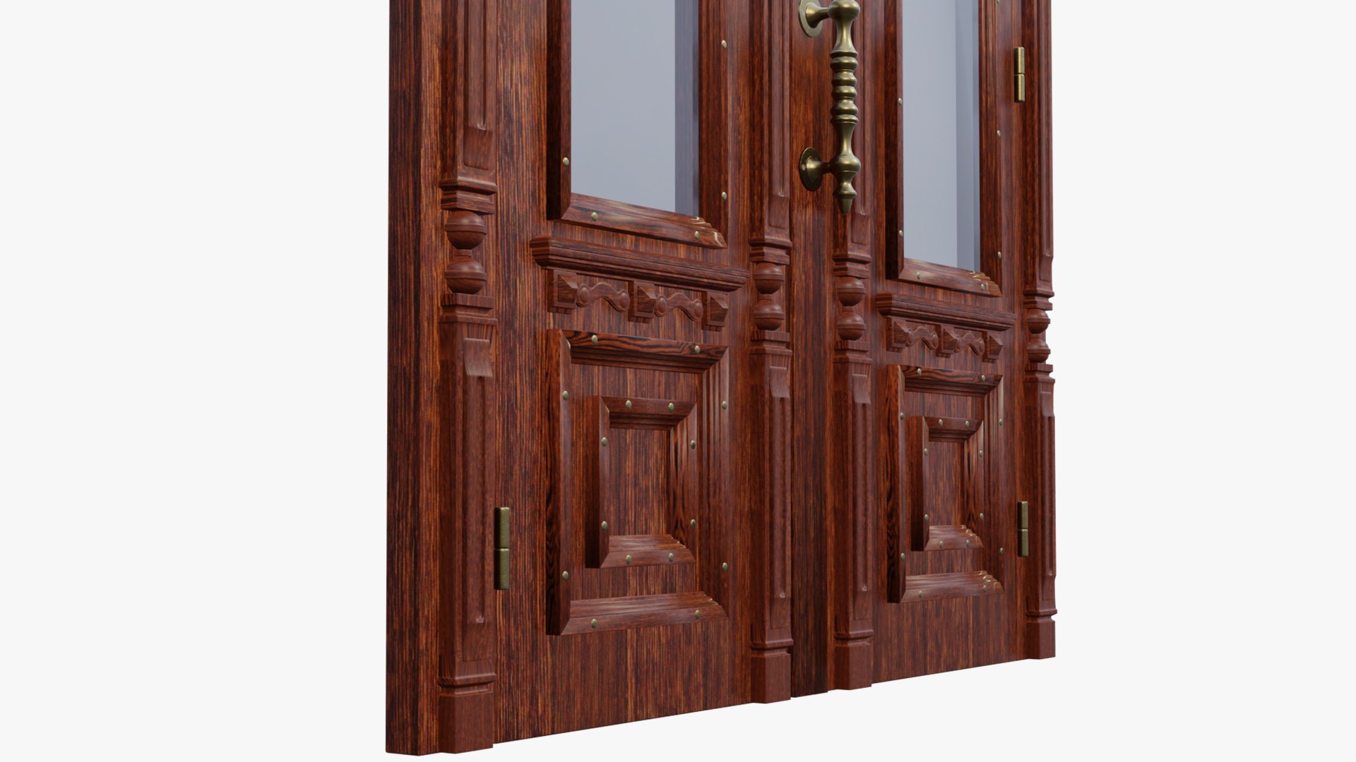 3D Front Door Model Model - TurboSquid 2245386