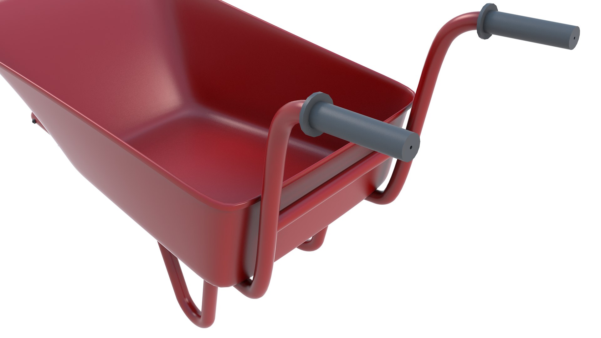 3D Wheelbarrow - Red Model - TurboSquid 1924821