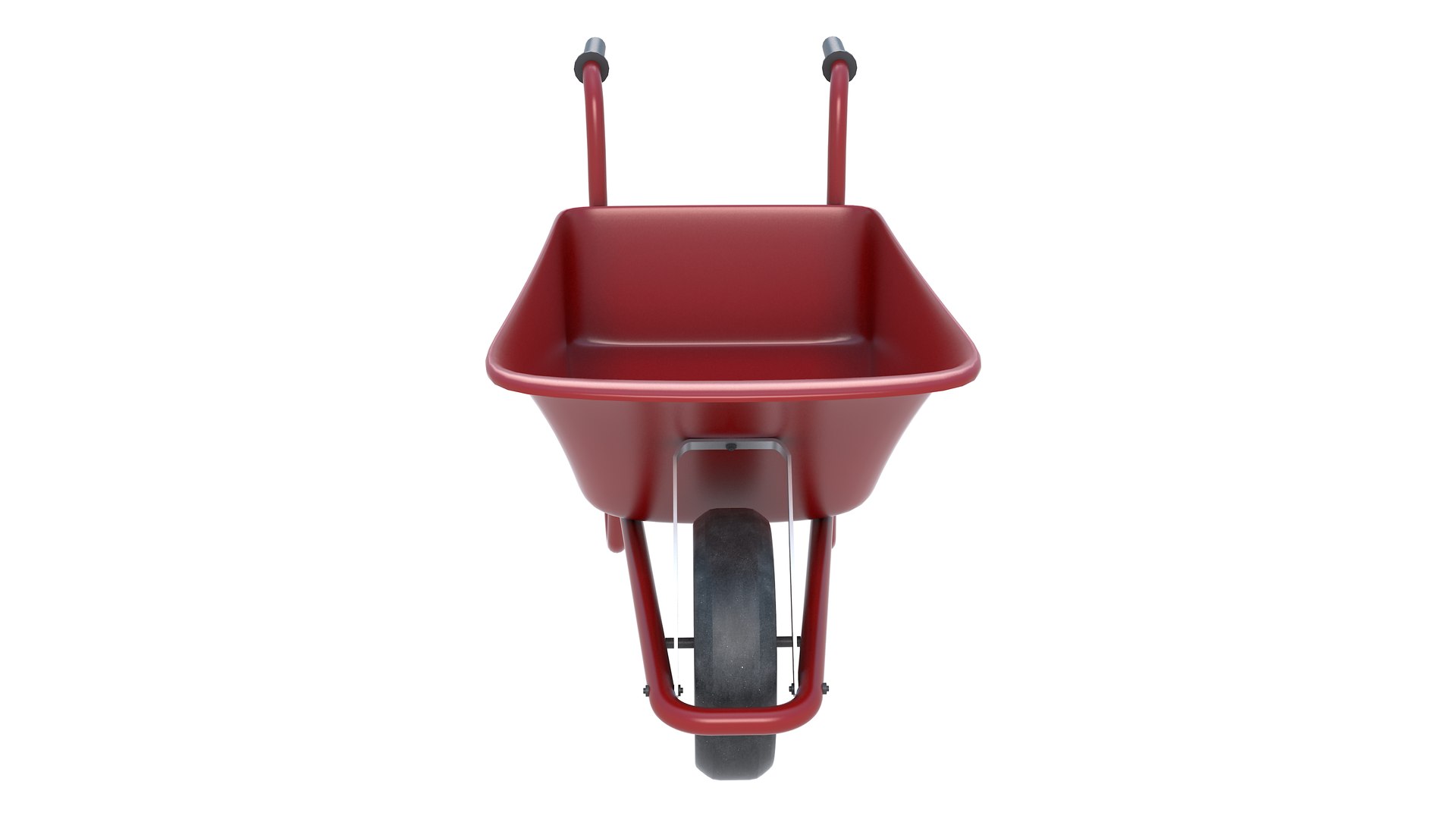3D Wheelbarrow - Red Model - TurboSquid 1924821