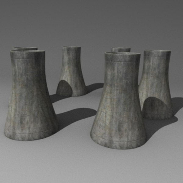 industry chimney 3d model