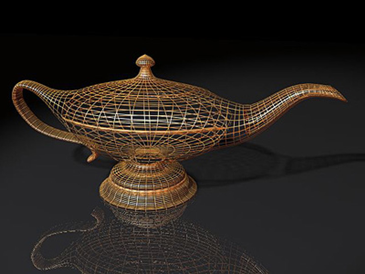 Genie Modelled 3d Model