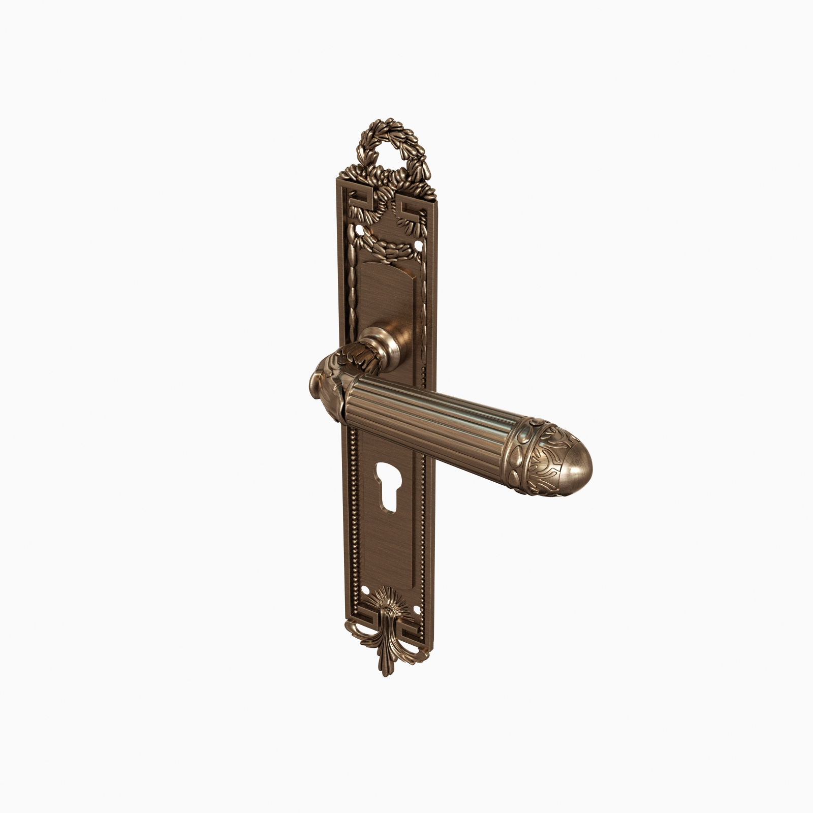 3d model door handle versailles