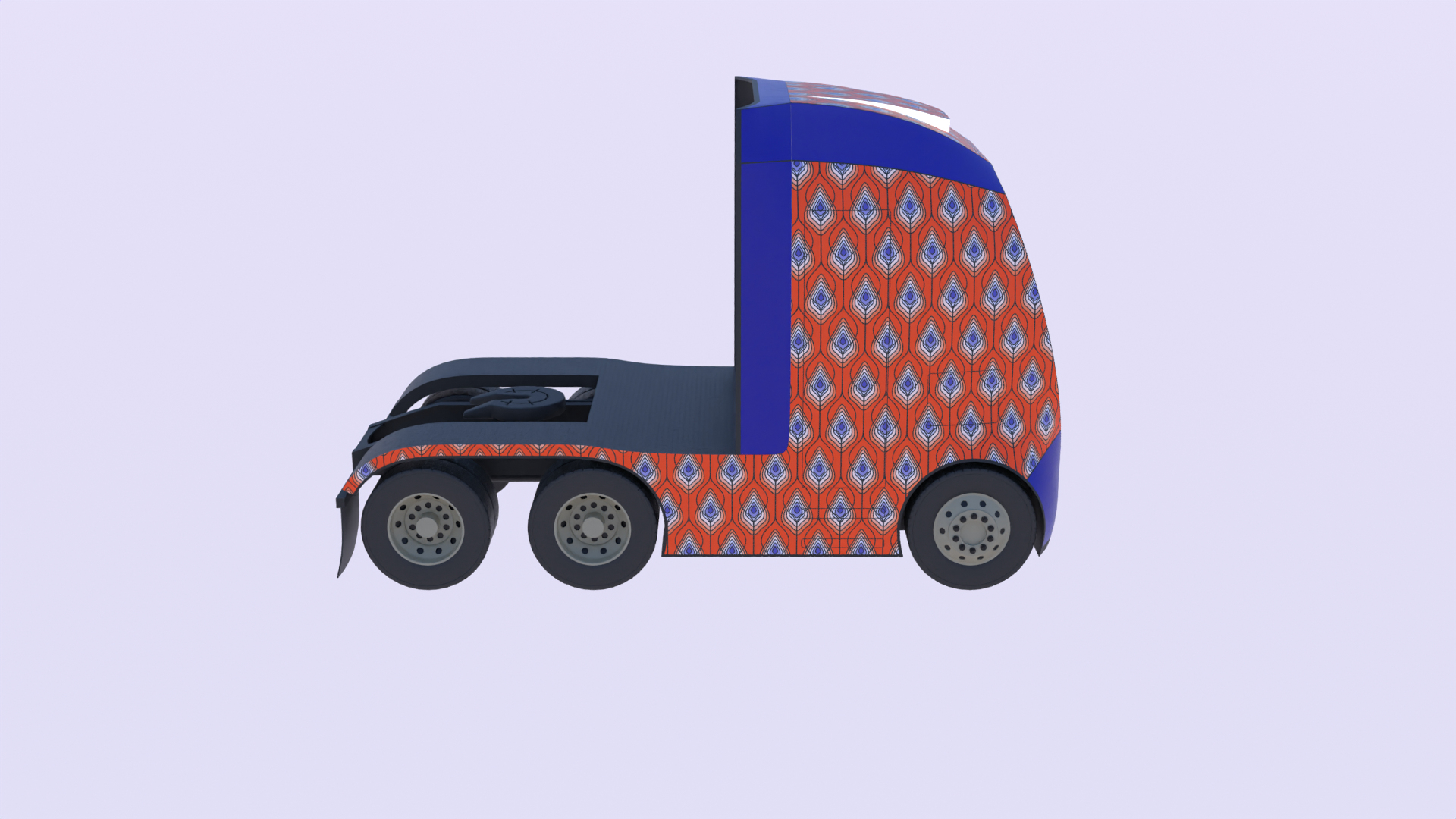 Future Semitruck XXIV PBR SC 3D Model - TurboSquid 2370890