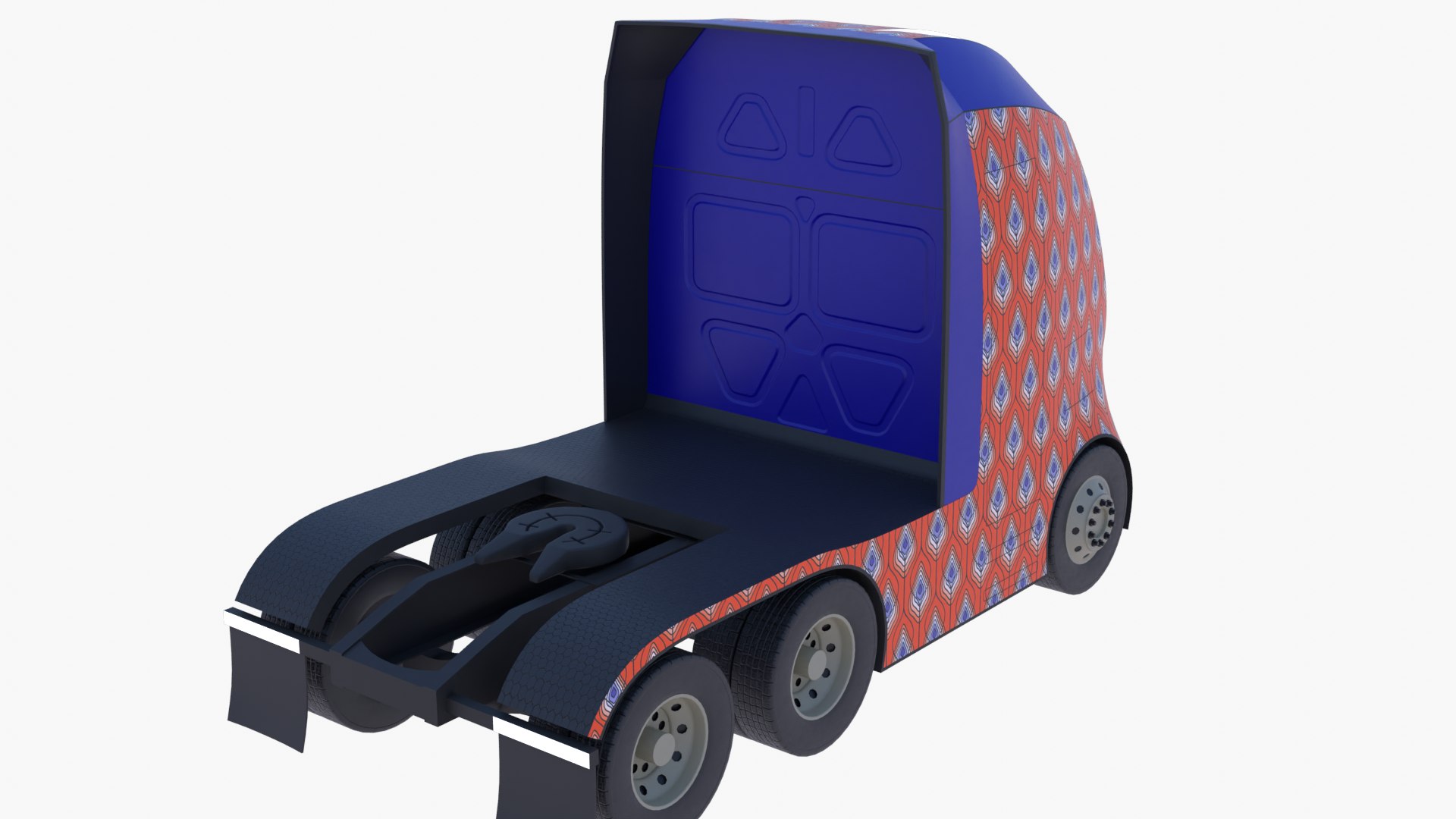 Future Semitruck XXIV PBR SC 3D Model - TurboSquid 2370890