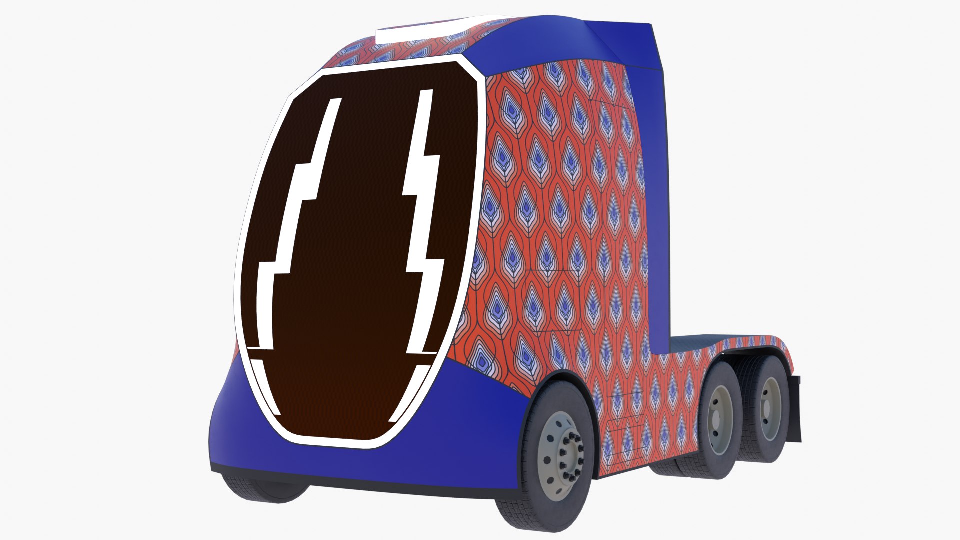 Future Semitruck XXIV PBR SC 3D Model - TurboSquid 2370890