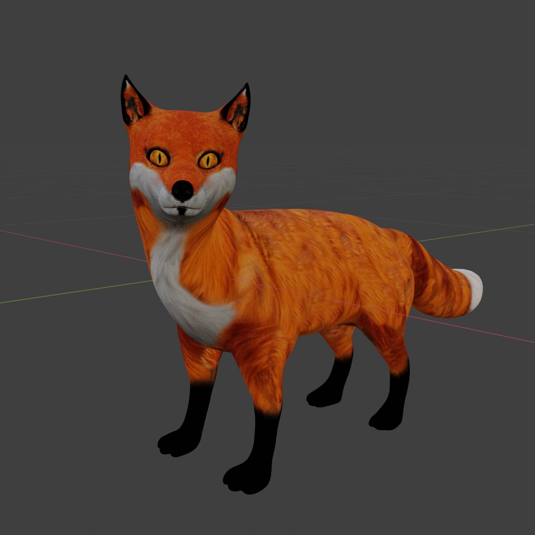 3D Model Fox Red - TurboSquid 1648076