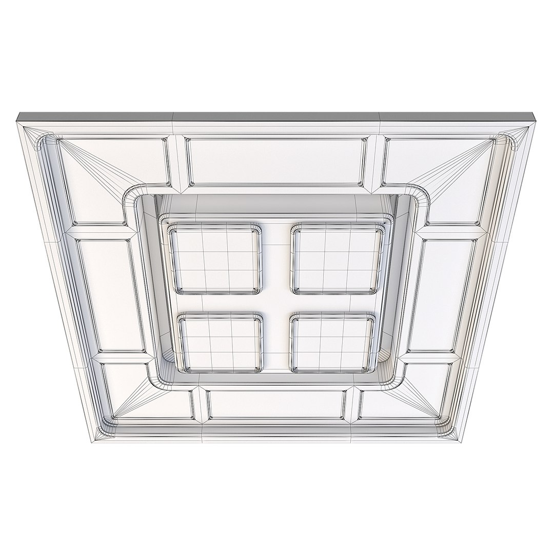 3D Futuristic Apartment Ceiling - TurboSquid 2258574