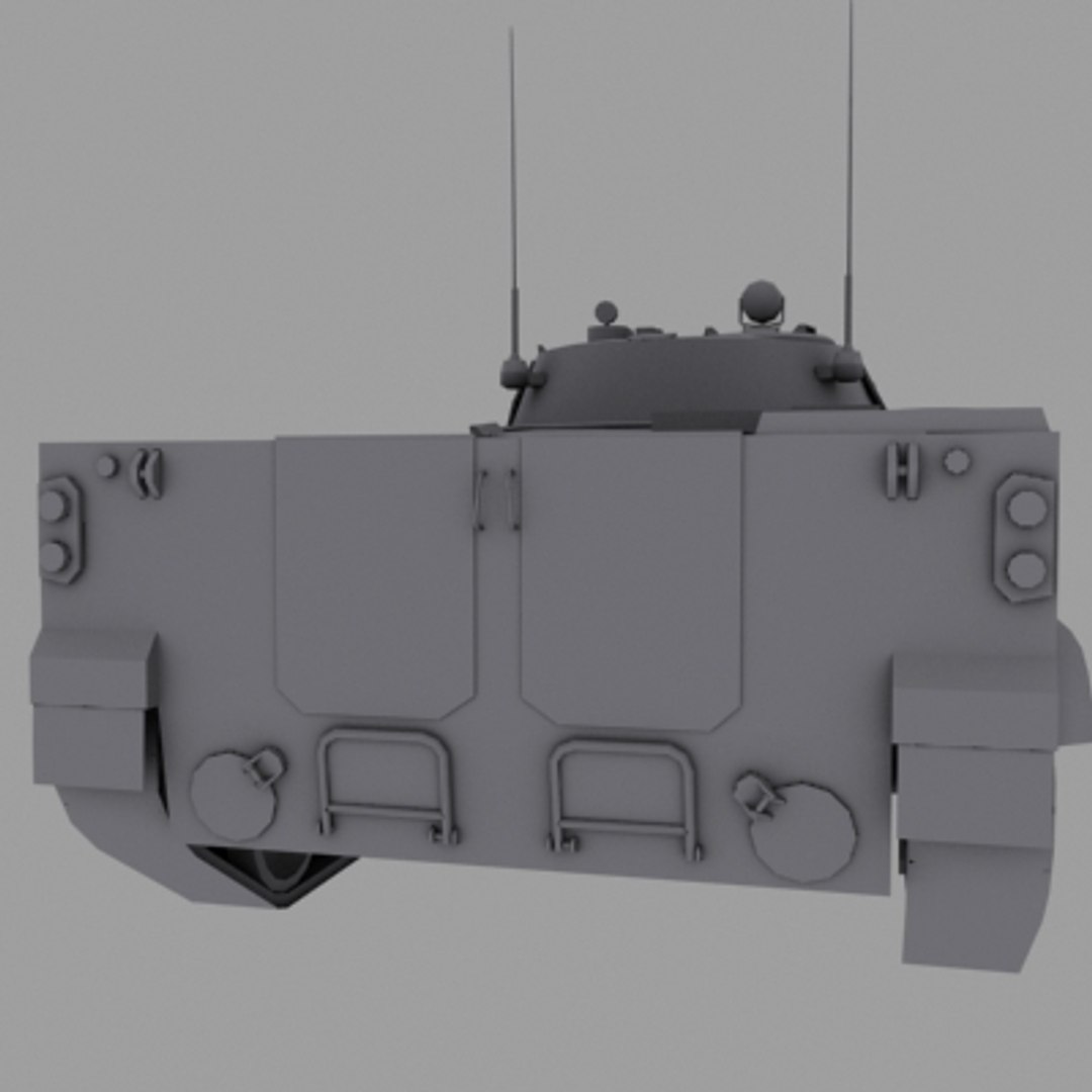 3d Russian Army Apc Tank Model