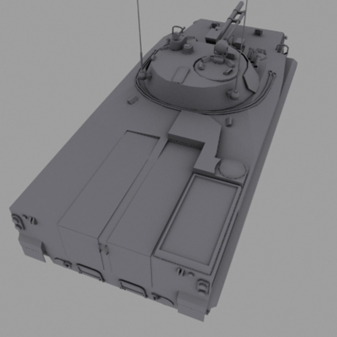 3d Russian Army Apc Tank Model