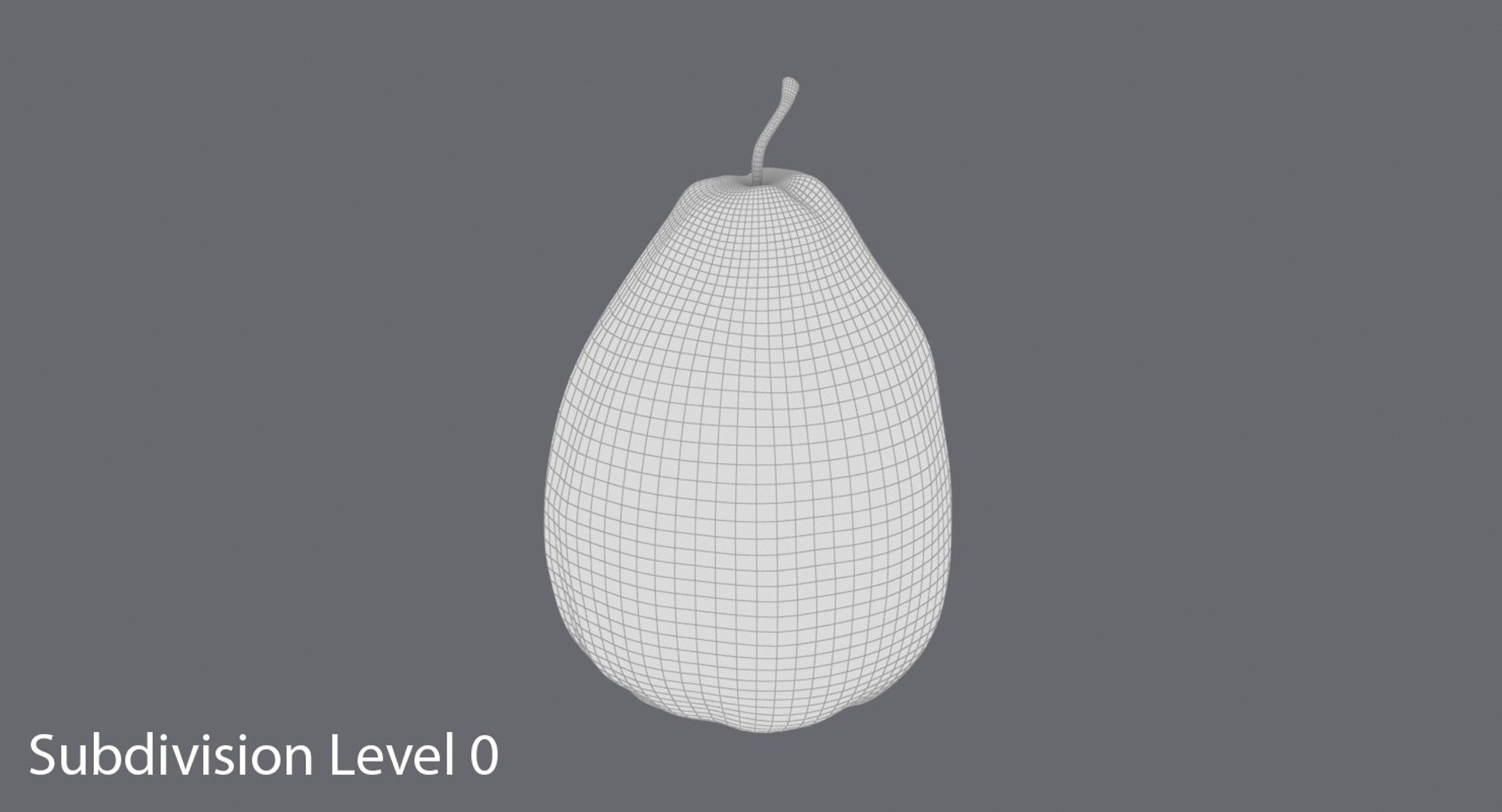 3d model pear