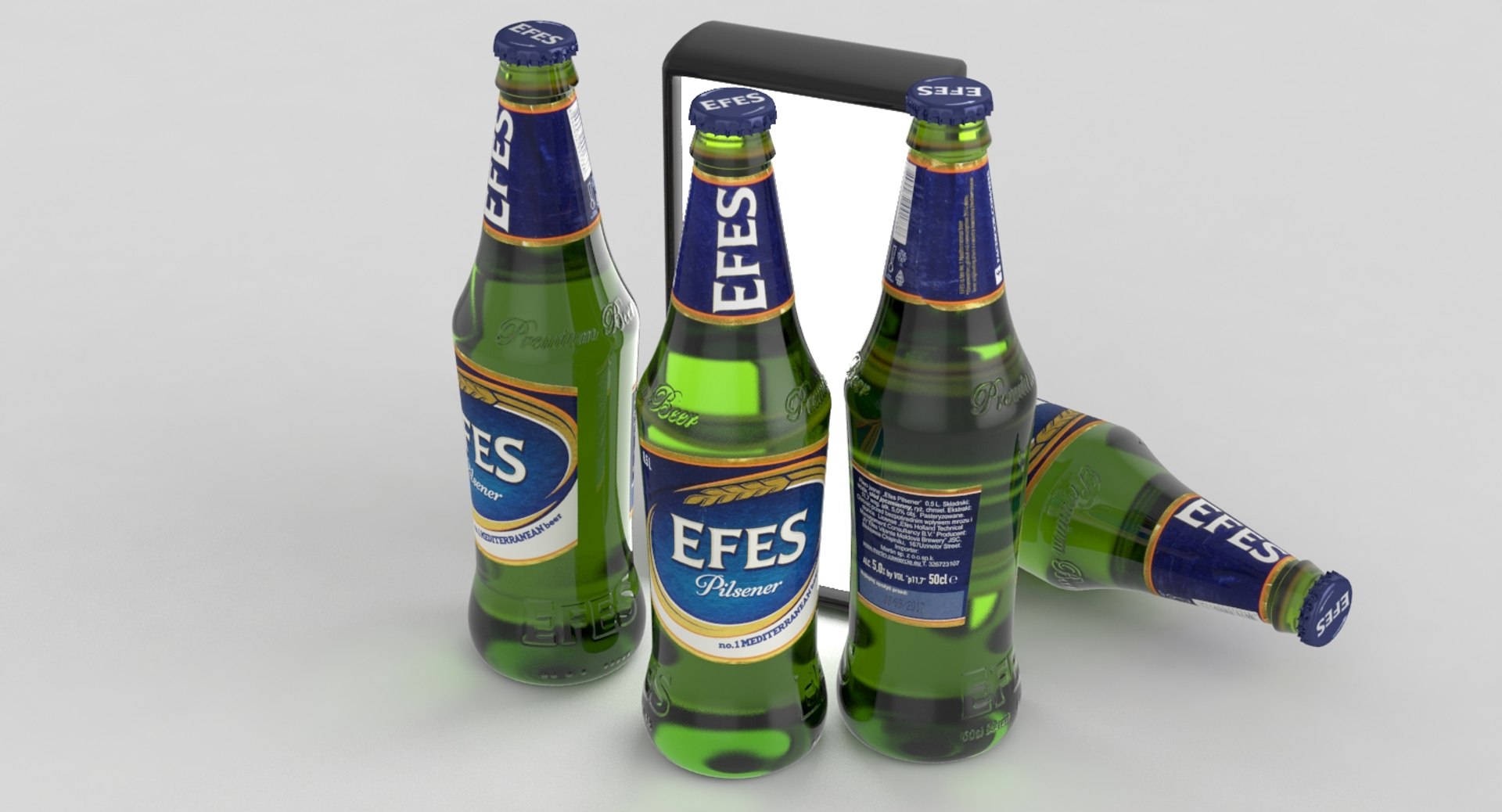Beer Bottle Efes Model - TurboSquid 1160160