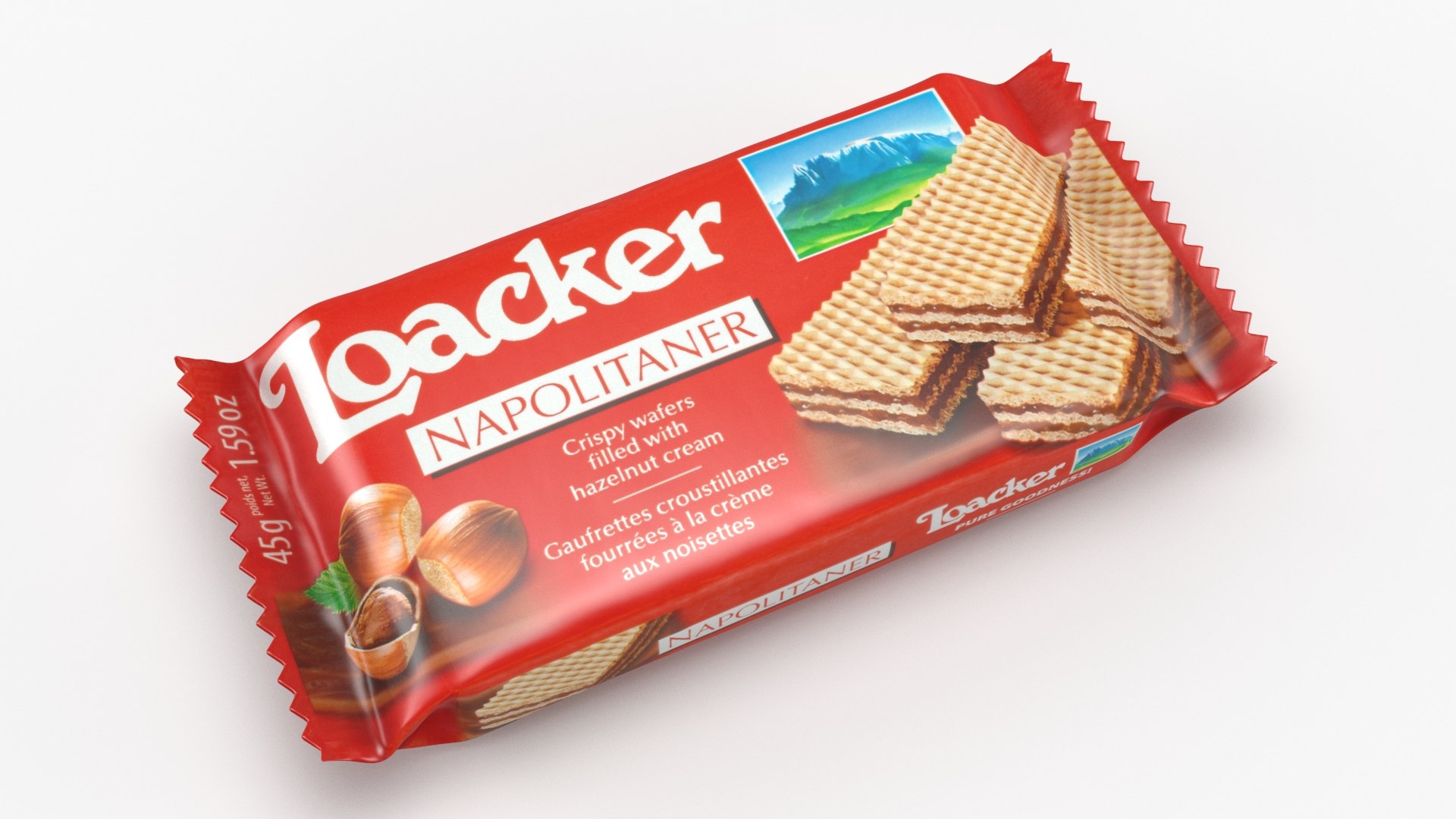 3D Loacker Napolitaner 45g Set - TurboSquid 1763874