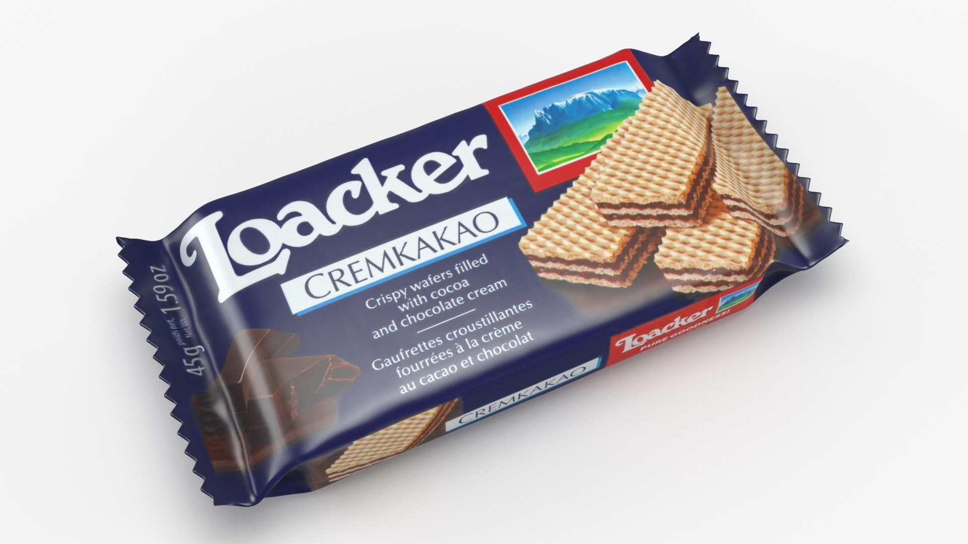 3D Loacker Napolitaner 45g Set - TurboSquid 1763874
