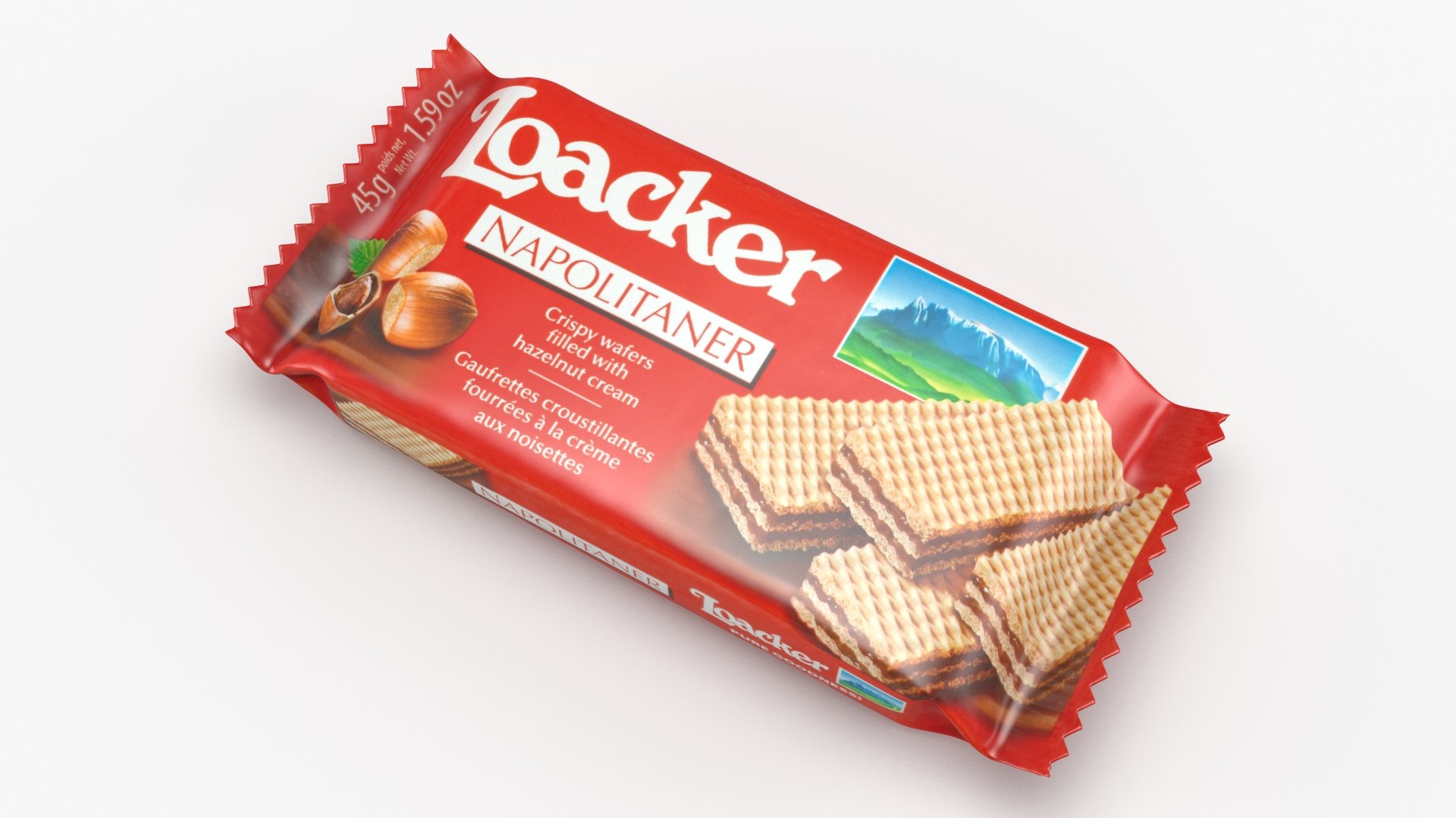 3D Loacker Napolitaner 45g Set - TurboSquid 1763874