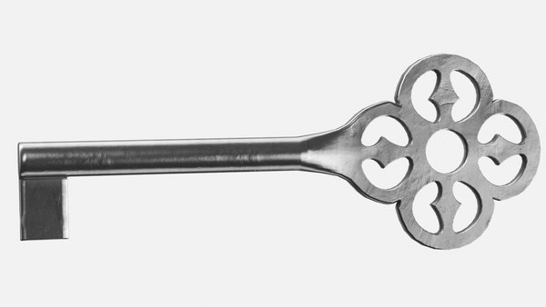 Real vintage keys ring 3D model - TurboSquid 1480985