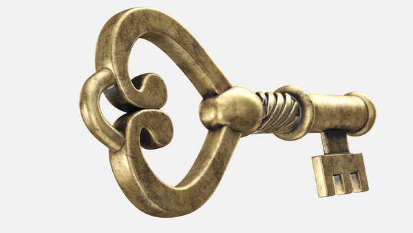 Real vintage keys ring 3D model - TurboSquid 1480985