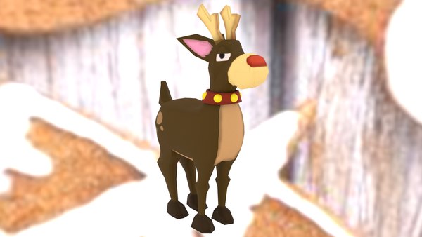 Reindeer Rudolph 3D 모델 - TurboSquid 1991102