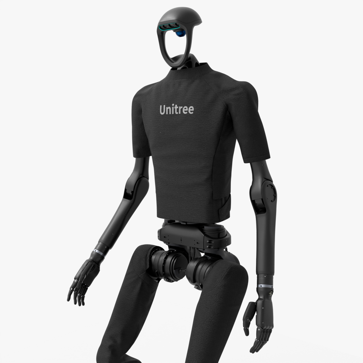 Unitree H1 Zweibeiniger Roboter, animiert und geriggt für Blender 3D ...