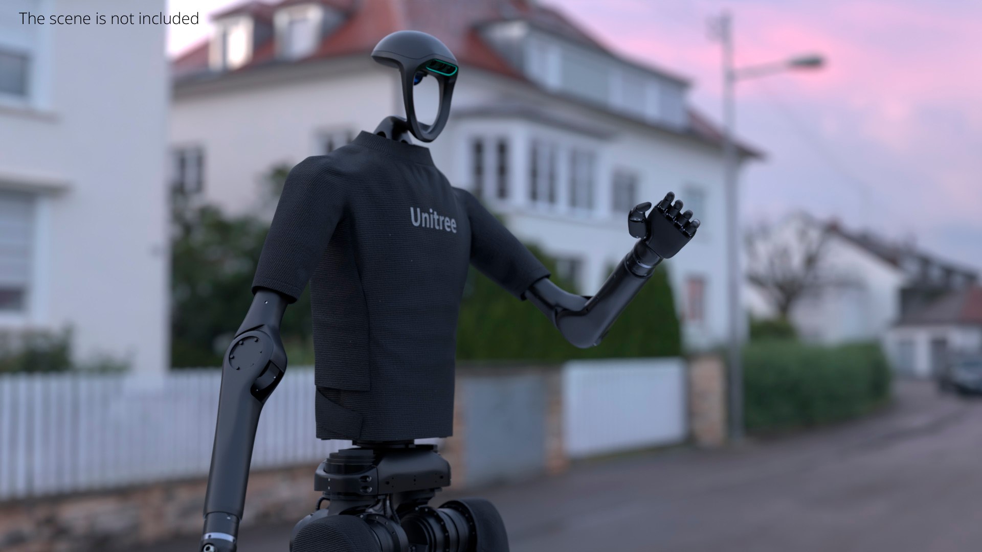 Unitree H1 Bipedal Robot Walking Animated Rigged For Blender 3D Model ...