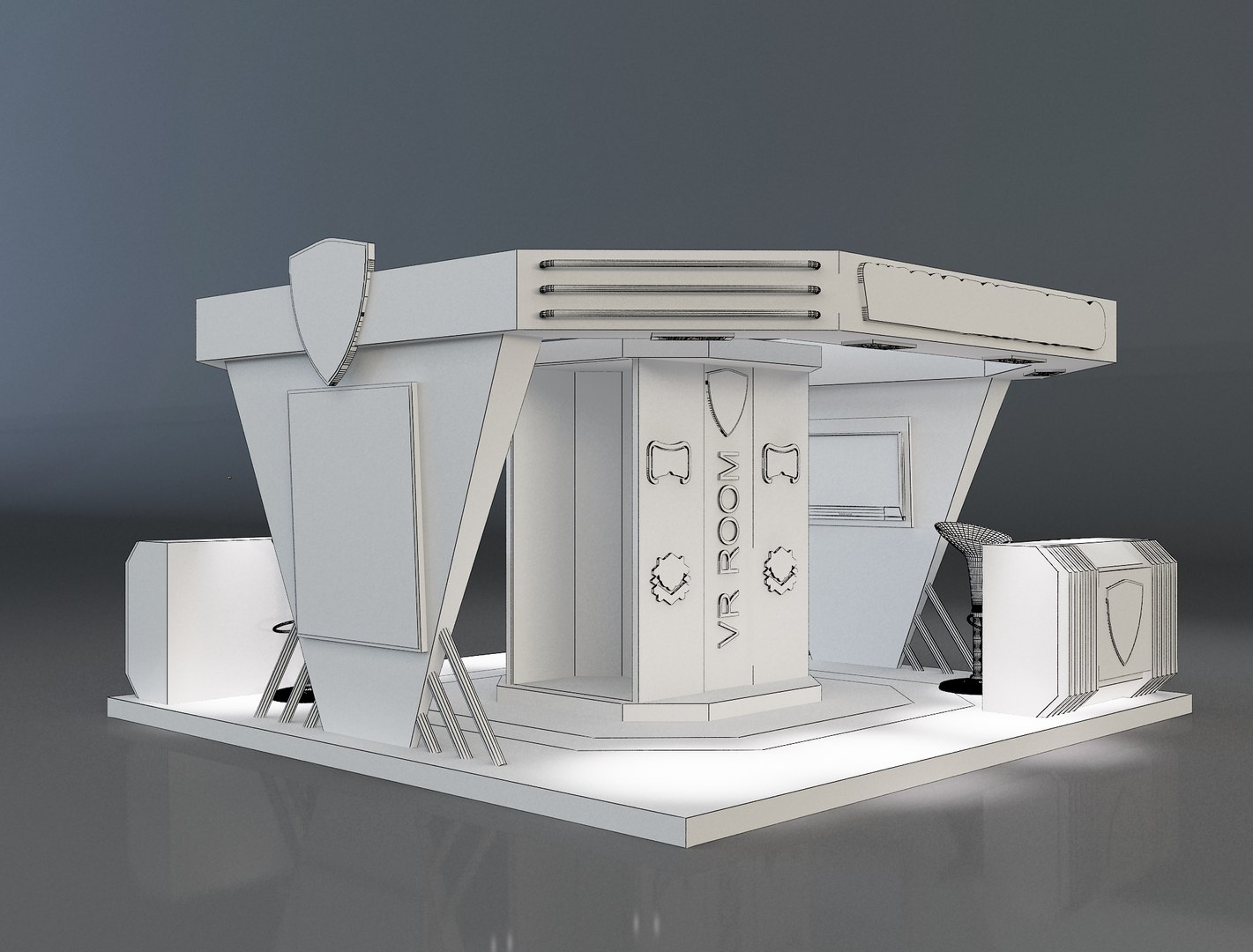 3D Booth Exhibition Stand C49 - TurboSquid 2173069