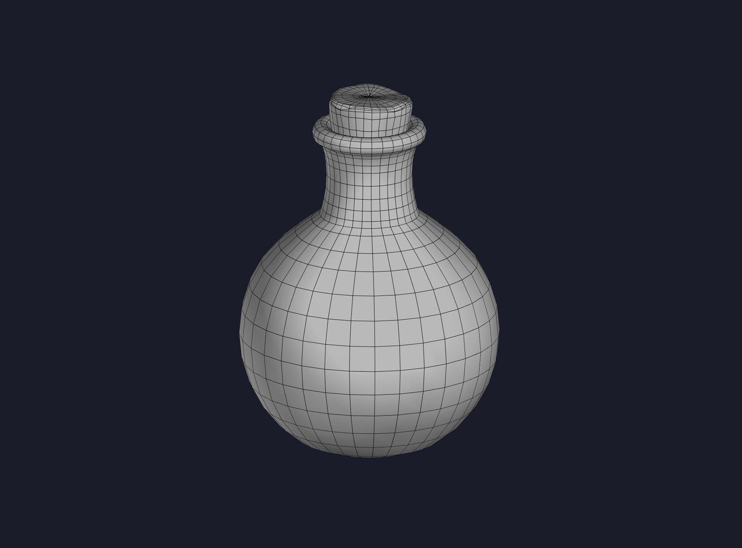 Flask Bottle Low-poly 3D Model - TurboSquid 1878635