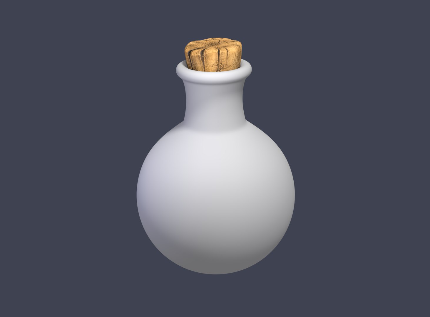 Flask Bottle Low-poly 3D Model - TurboSquid 1878635